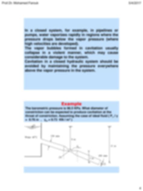 SOLUTION: Fluid mechanics explanation with examples bernoulli equation part3 - Studypool