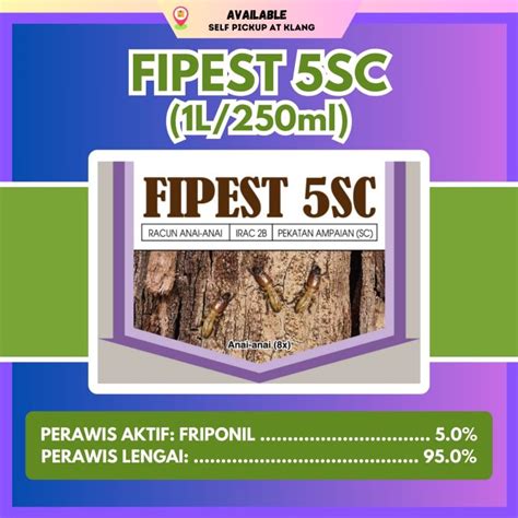 Fipest 5sc Fipronil 250ml And 1l High Quality Termiticide Effective