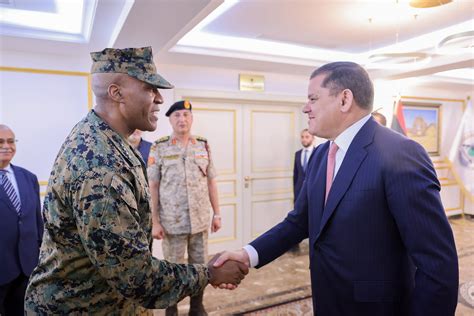 وكالة الأنباء الليبية الدبيبة يبحث مع السفير الأمريكي وقائد