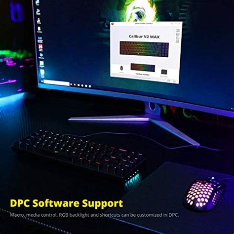 DREVO Calibur V MAX Compact Key Wireless Bluetooth G Wireless USB C Cable Wired