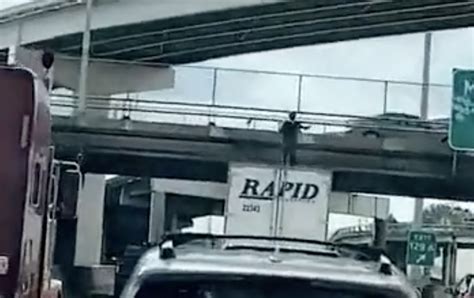 Texas Man Dies After Dancing Atop Moving 18 Wheeler Police Say San
