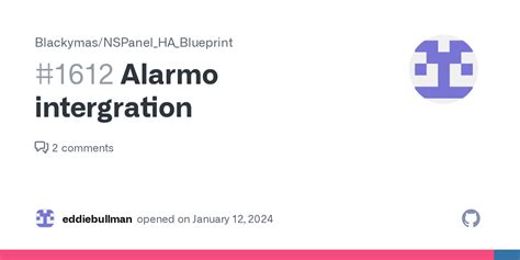 Alarmo Intergration Issue Blackymas Nspanel Ha Blueprint Github