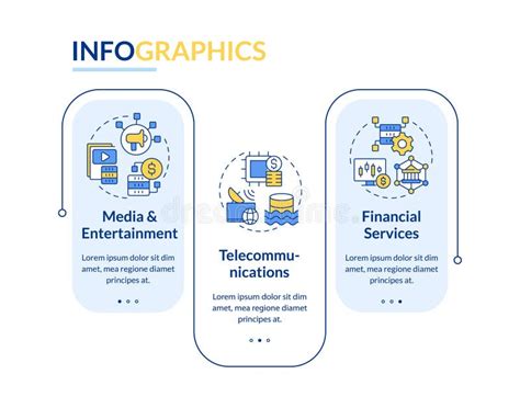 Data Lake Use Cases Blue Rectangle Infographic Template Stock Vector
