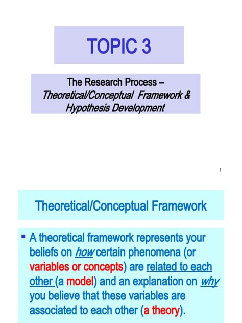 Chapter 3 Theoretical Conceptual Framework And Hypothesis Development Pdf Hypothesis Theory