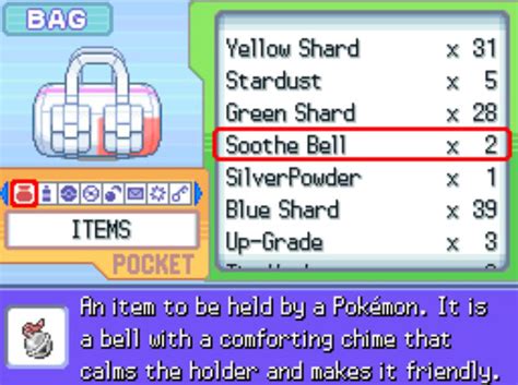 Where To Get Soothe Bells In Pokémon Platinum Guide Strats