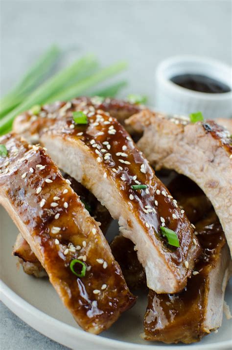 Hawaiian Bbq Ribs Oven Baked Ribs Fake Ginger