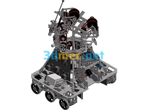 2012 Frc Robot 3d Model Exported