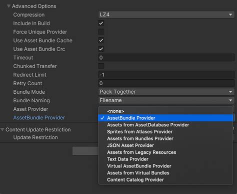 Solved Custom Asset Bundle Provider Doesnt Show Up Unity Engine Unity Discussions