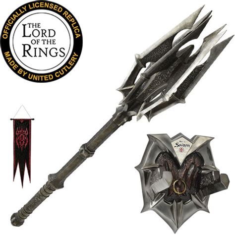 Saurons Mace And The One Ring Display Set