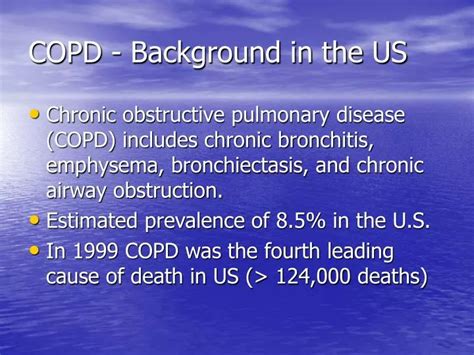 Ppt Copd Background In The Us Powerpoint Presentation Free Download Id 1268507