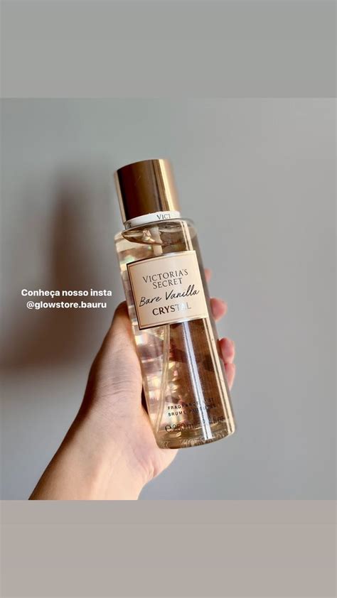 Body Splash Victorias Secret Bare Vanilla Crystal Perfume Feminino