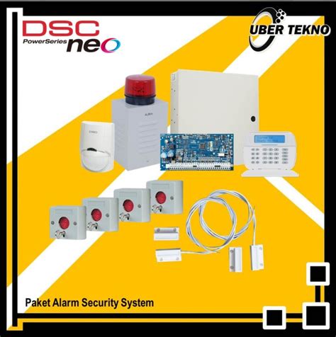 Jual Paket Alarm Intrusion 6 Zone DSC Neo HS2016 Security Alarm System Jakarta Timur Uber