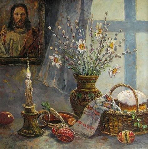 Праздник Пасхи в живописи Art Christian Art Russian Art