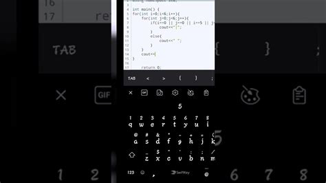 C Program To Print Square Pattern Of Special Characters Coding