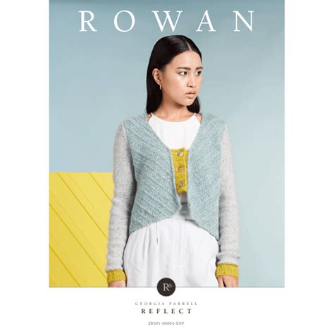 Rowan Ladies Reflect Cardigan Knitting Pattern Using Felted Tweed And
