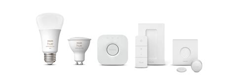 Hue Starter Kit 4 Pack Led Bulbs Hue Bridge Philips Hue
