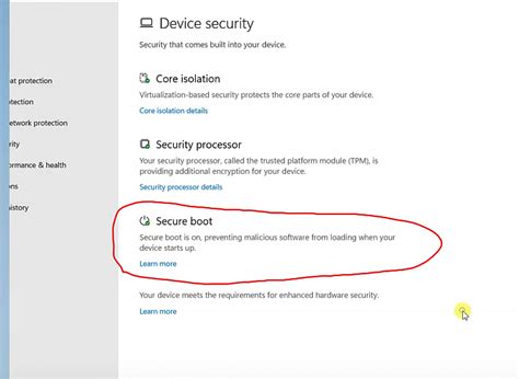Secure Boot Is Not Showing In Device Security Solved Windows 10 Forums