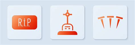 십자가 음성 거품 찢어 죽음과 금속 손톱으로 무덤을 설정합니다 흰색 정사각형 버튼 벡터 강철에 대한 스톡 벡터 아트 및 기타 이미지 Istock