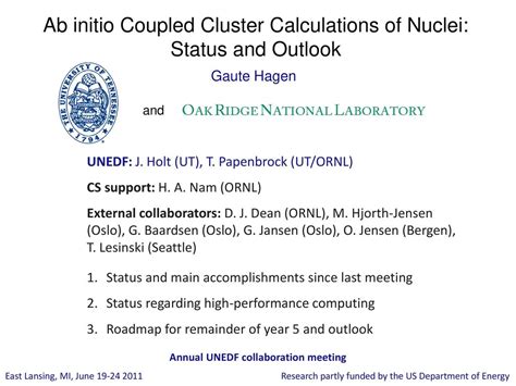 Ab Initio Coupled Cluster Calculations Of Nuclei Status And Outlook