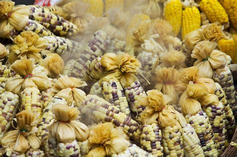 Premium Photo Steamed Sweet Corn In Thailand