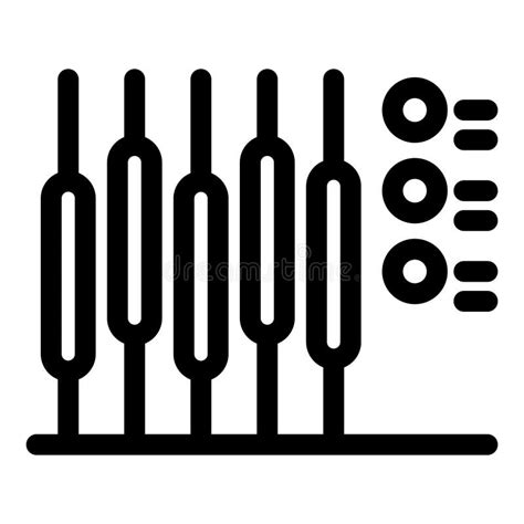 Tuning Fork Icon Representing Sound Wave Frequency Tuning Stock Illustration Illustration Of