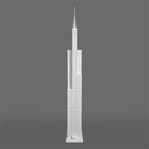 Chicagos Sears Tower Lamp Zedprints