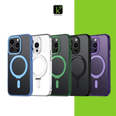 Raigor Inverse มีขาตั้ง Iphone 15 15plus 15 Pro 15 Pro Max เคสกัน