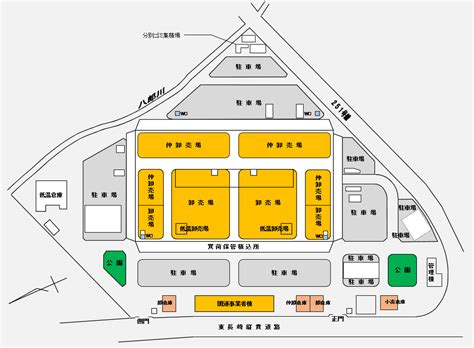 長崎市中央卸売市場 市場のご案内 市場配置図