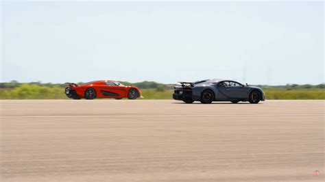 Koenigsegg Regera Drags Bugatti Chiron Super Sport Over The 14 Mile