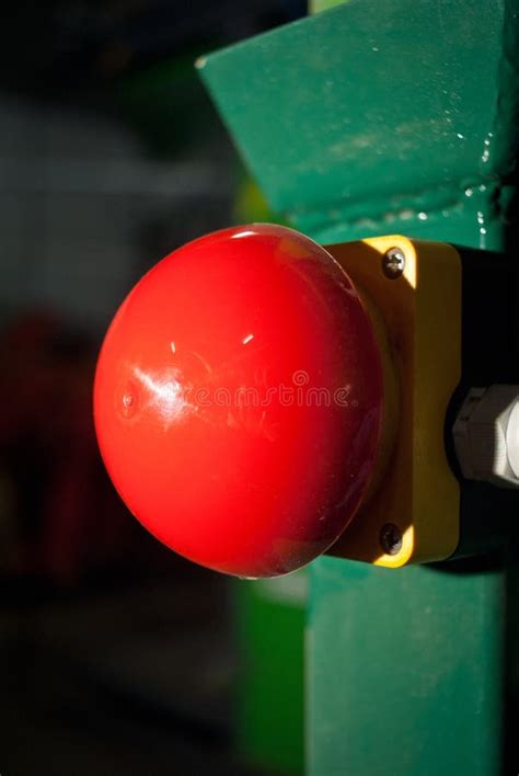 Emergency Stop Button Stock Photo Image Of Alert Engine 26780014