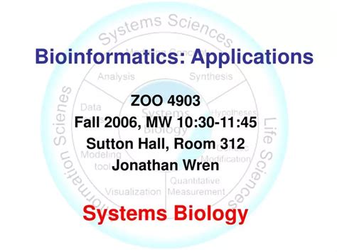 PPT Bioinformatics Applications PowerPoint Presentation Free