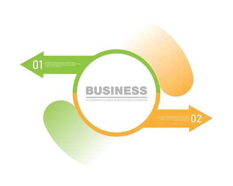 Infographic Element Design With Unique 2 Options Can Be Used For