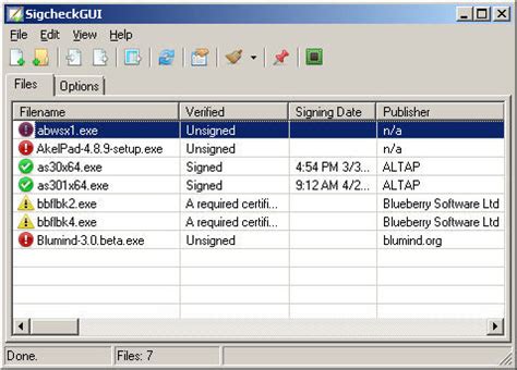 Download SigcheckGUI V1 0 7 Freeware AfterDawn Software Downloads
