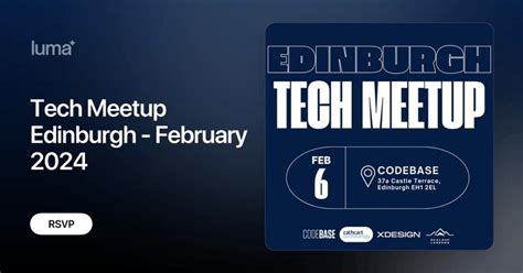 Tech Meetup Edinburgh On Linkedin Tech Meetup Edinburgh February 2024 · Luma
