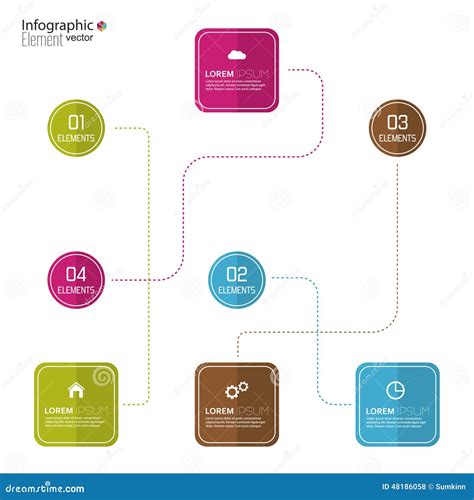 Comparative Chart With Templates For Presentation Cartoon Vector