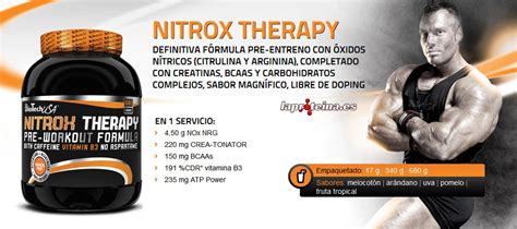 Suplementos Deportivos Nitrox Therapy 680 Gr