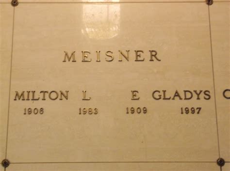 Eva Gladys Wesley Meisner 1909 1997 Homenaje De Find A Grave