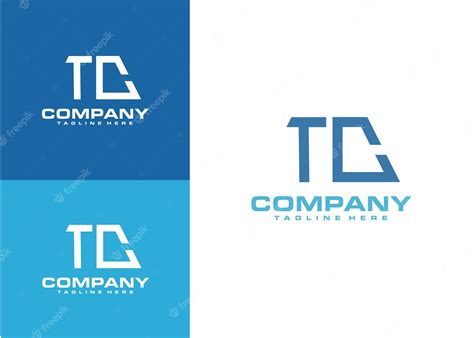 Premium Vector Modern Monogram Initial Letter Tc Logo Design Template
