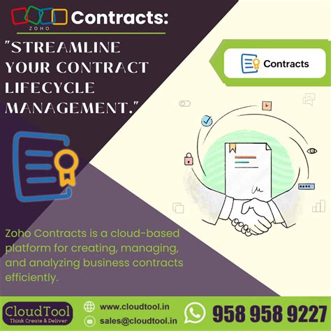 Zohocontracts Contractmanagement Digitalcontracts Clm Contractautomation