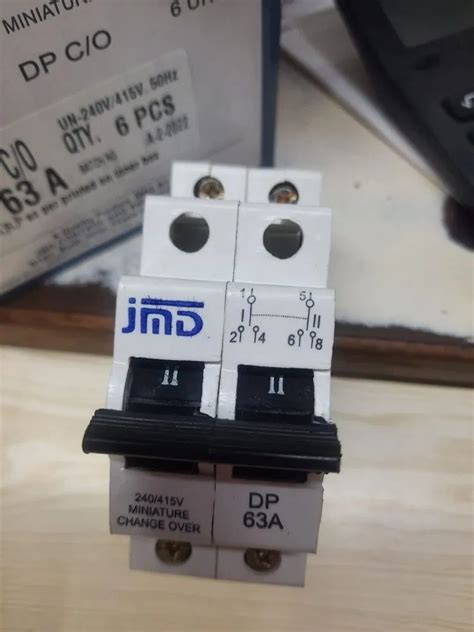 JMD Manual DP 63A MCB Changeover Switch For Electric Single Phase At