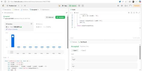 💻 Day 124 Of 200daysofcode Solved The Add Binary Problem In C Apoorva Srinivasan
