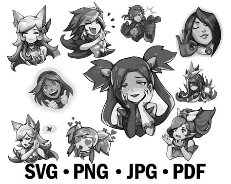 LEAGUE Of LEGENDS Svg LOL Svg Png Pdf League Of Legends Etsy