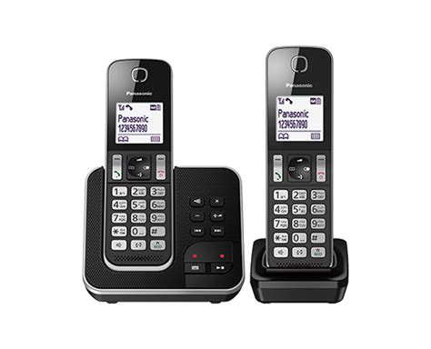Panasonic Wall Mount Cordless Phone With Answering Machine Wall
