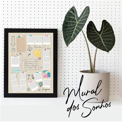 Mural Dos Sonhos Arquivo Em Pdf Para Imprimir Elo7