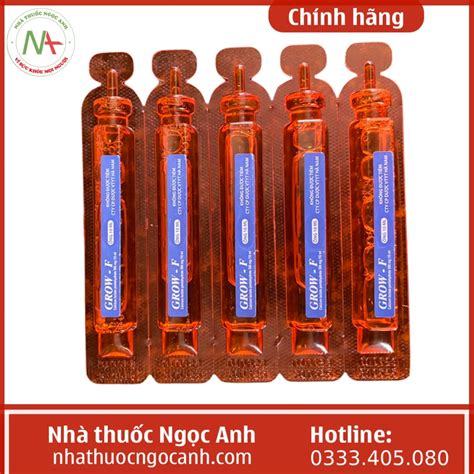 Thuốc Grow F 500mg ống 10ml Là Thuốc Gì Mua ở đâu Giá Bao Nhiêu