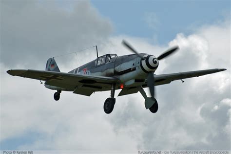 Messerschmitt Bf 109G-4, EADS, Registrierung D-FWME, Seriennummer 139 ...
