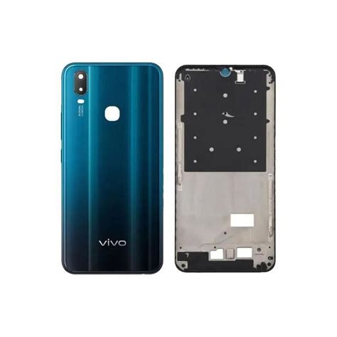 Vivo Y11 Housing Complete Blue Vivo Y11 Cracked Back Housing Red