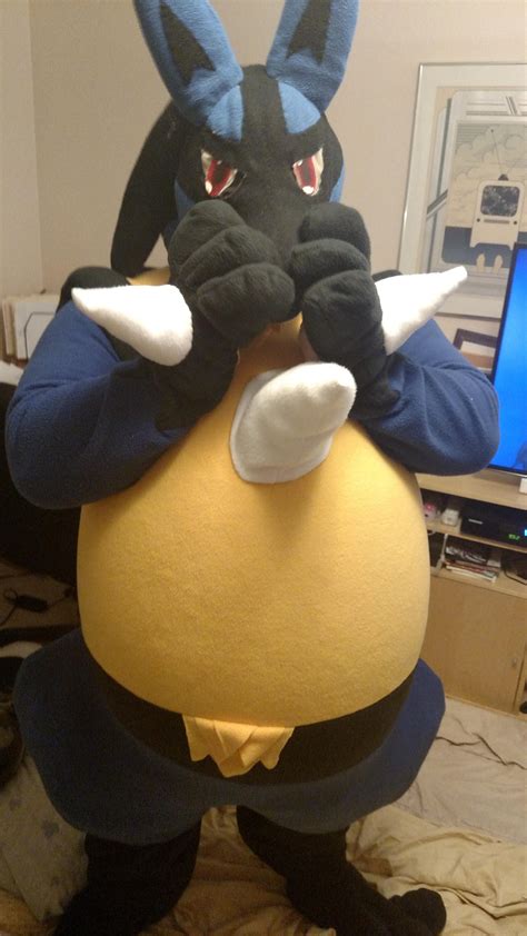 Lucario Fursuit Inflation By Rami Yt On Deviantart