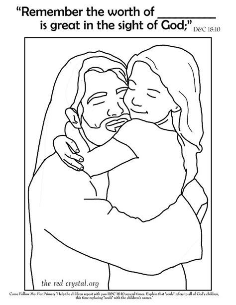Lds Primary Lesson Coloring Pages Sketch Coloring Page