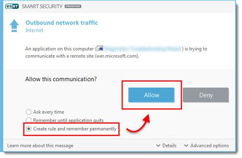 [kb2352] Create A Firewall Exclusion Using Interactive Mode In Eset